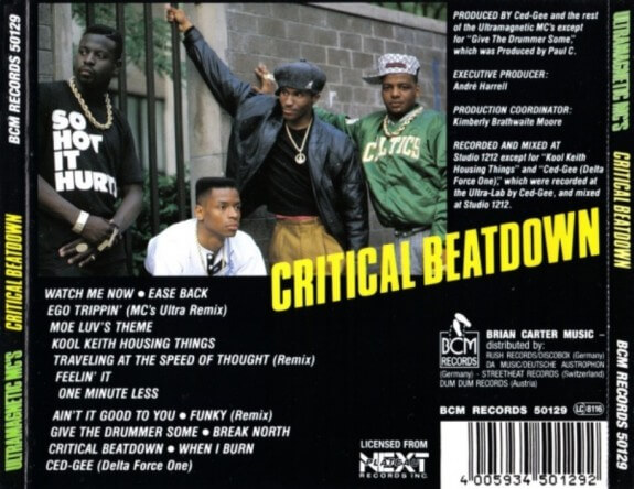 Ultramagnetic MCs "Critical Beatdown" (1988) - Hip Hop Golden Age Hip Hop Golden Age