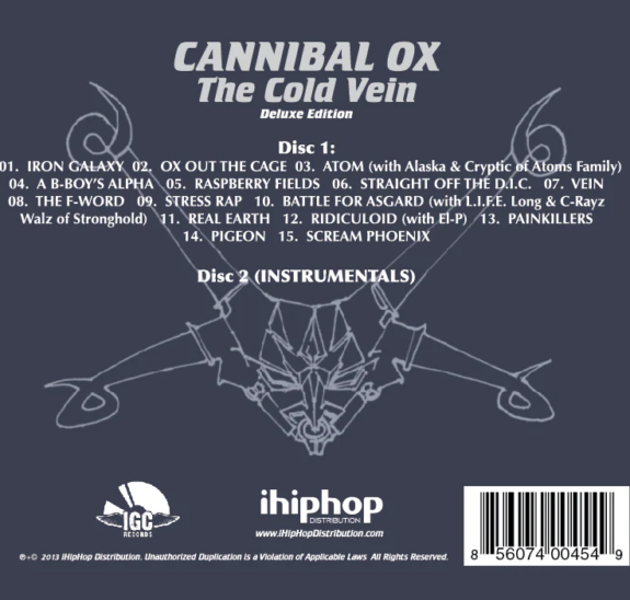 Cannibal Ox - The Cold Vein (2001) | Review - Hip Hop Golden Age Hip ...